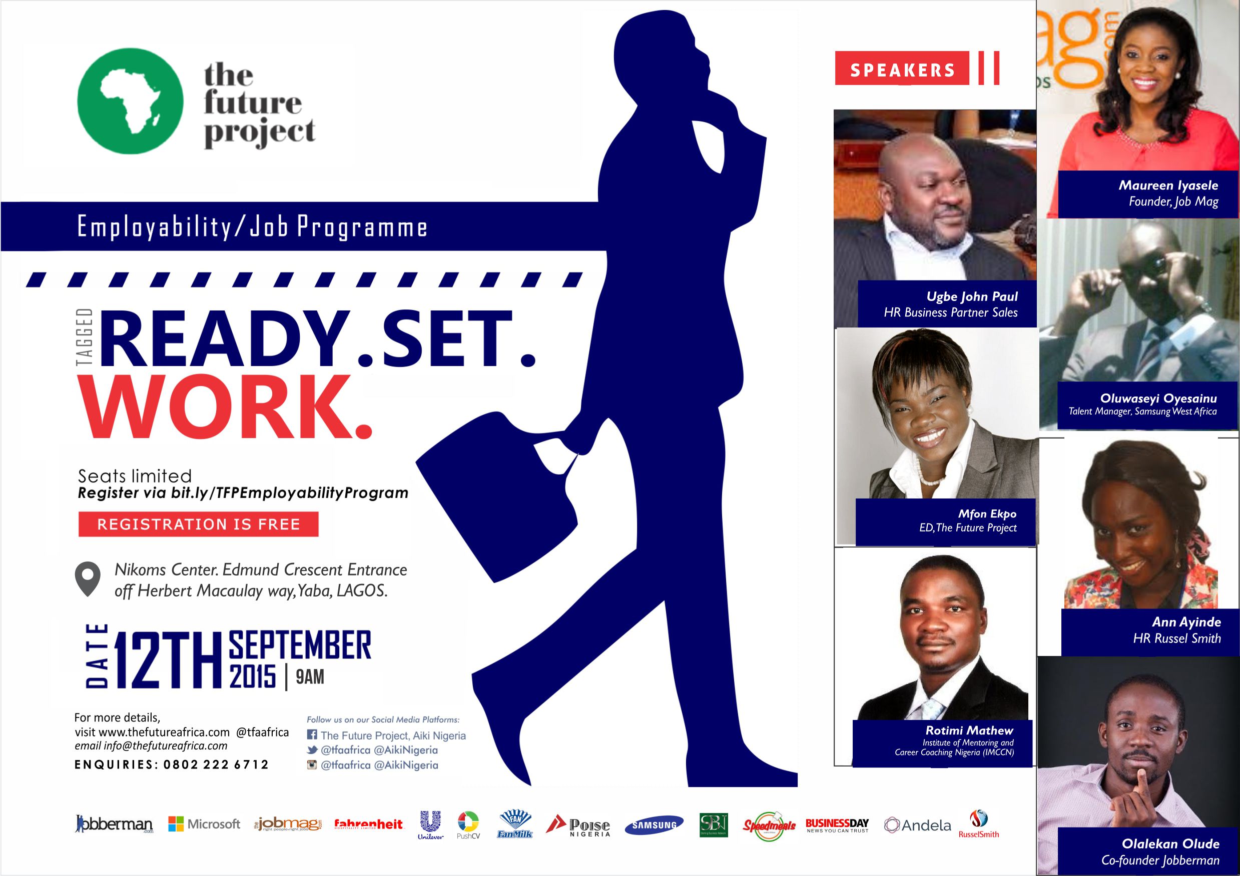 Get ready to work, with The Future Project employability program and ...